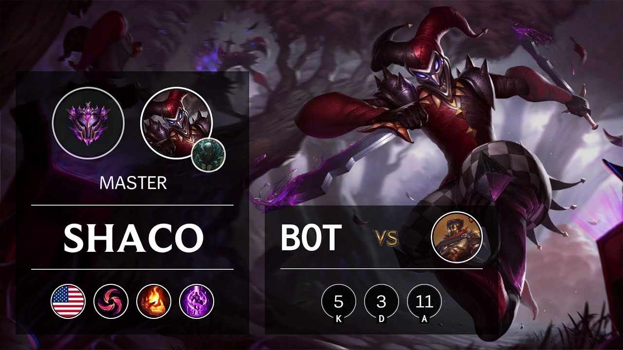 Shaco Bot vs Viktor - NA Master Patch 9.24 - YouTube