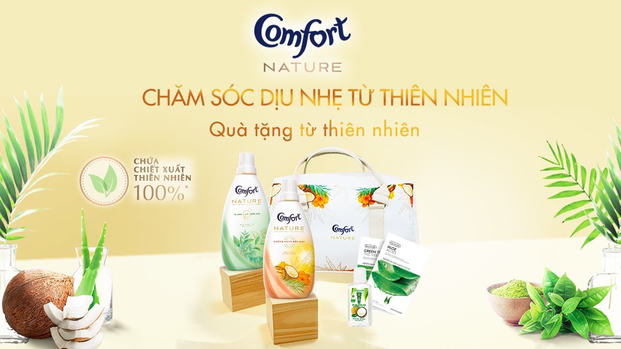 COMFORT NATURE - CHĂM SÓC QUẦN ÁO DỊU NHẸ TỪ THIÊN NHIÊN - YouTube