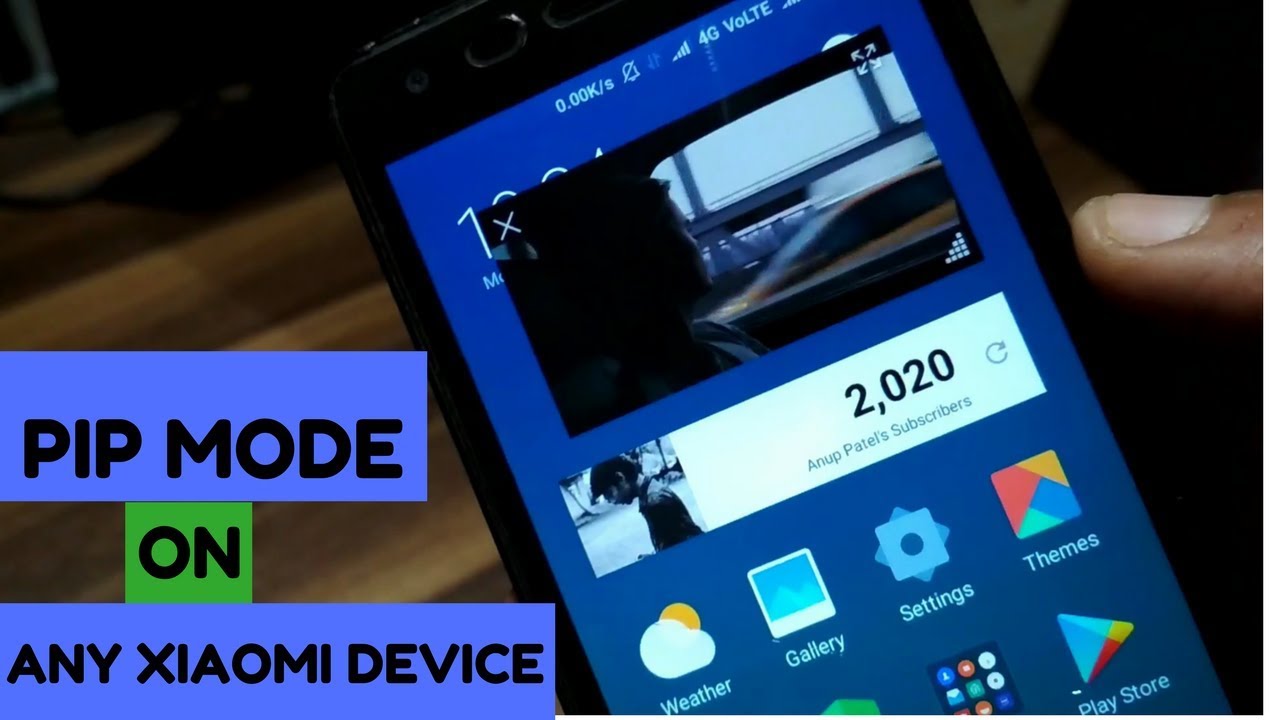 Picture in Picture(PIP) mode on any Xiaomi Device(MIUI 7,8,9) - YouTube