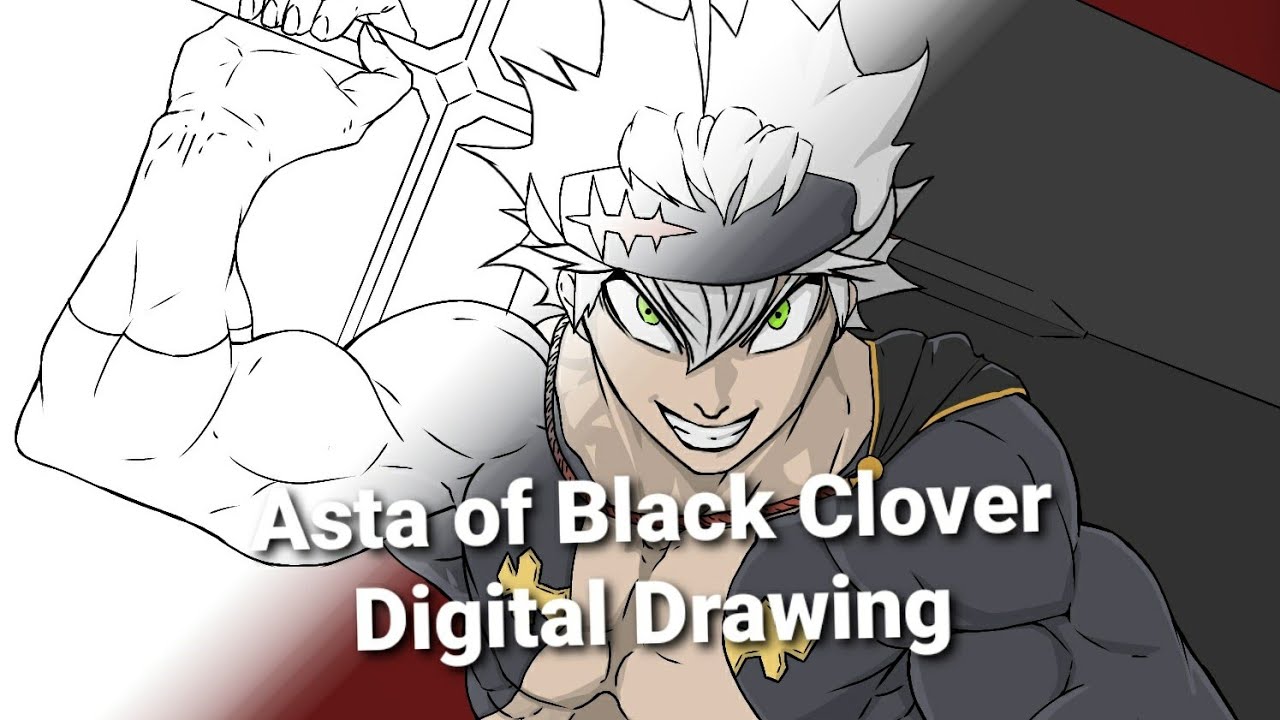 ASTA AFTER TIMESKIP | DIGITAL DRAWING TIMELAPSE - YouTube