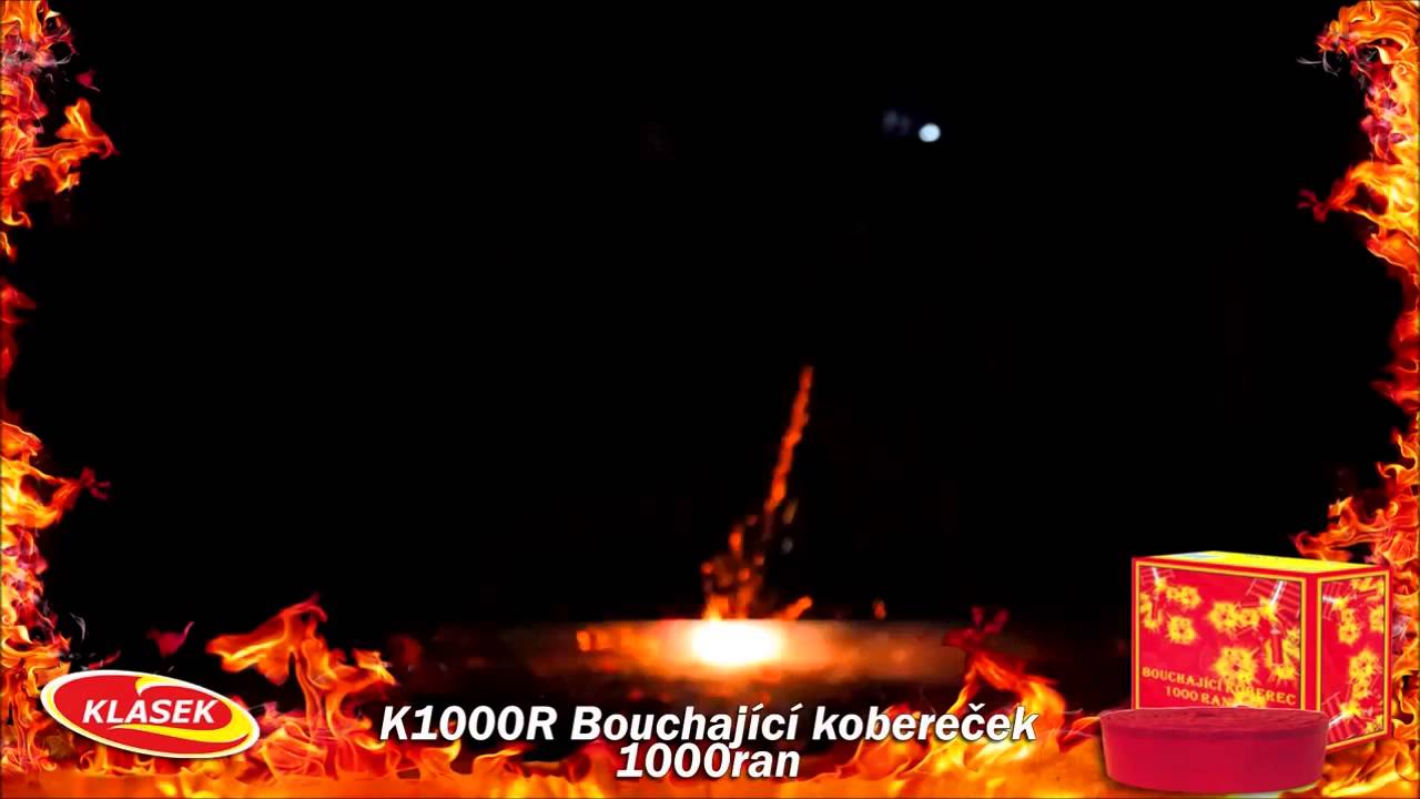 Ekopyro - Búchací kobereček 1000 rán - YouTube