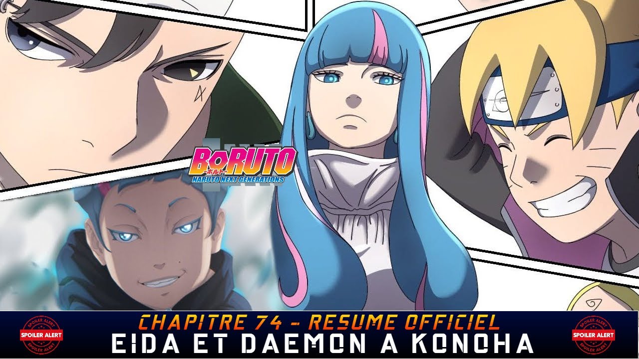 🔥EIDA & DAEMON A KONOHA !🔥 RESUME OFFICIEL 🍀 BORUTO : CHAPITRE 74 ...