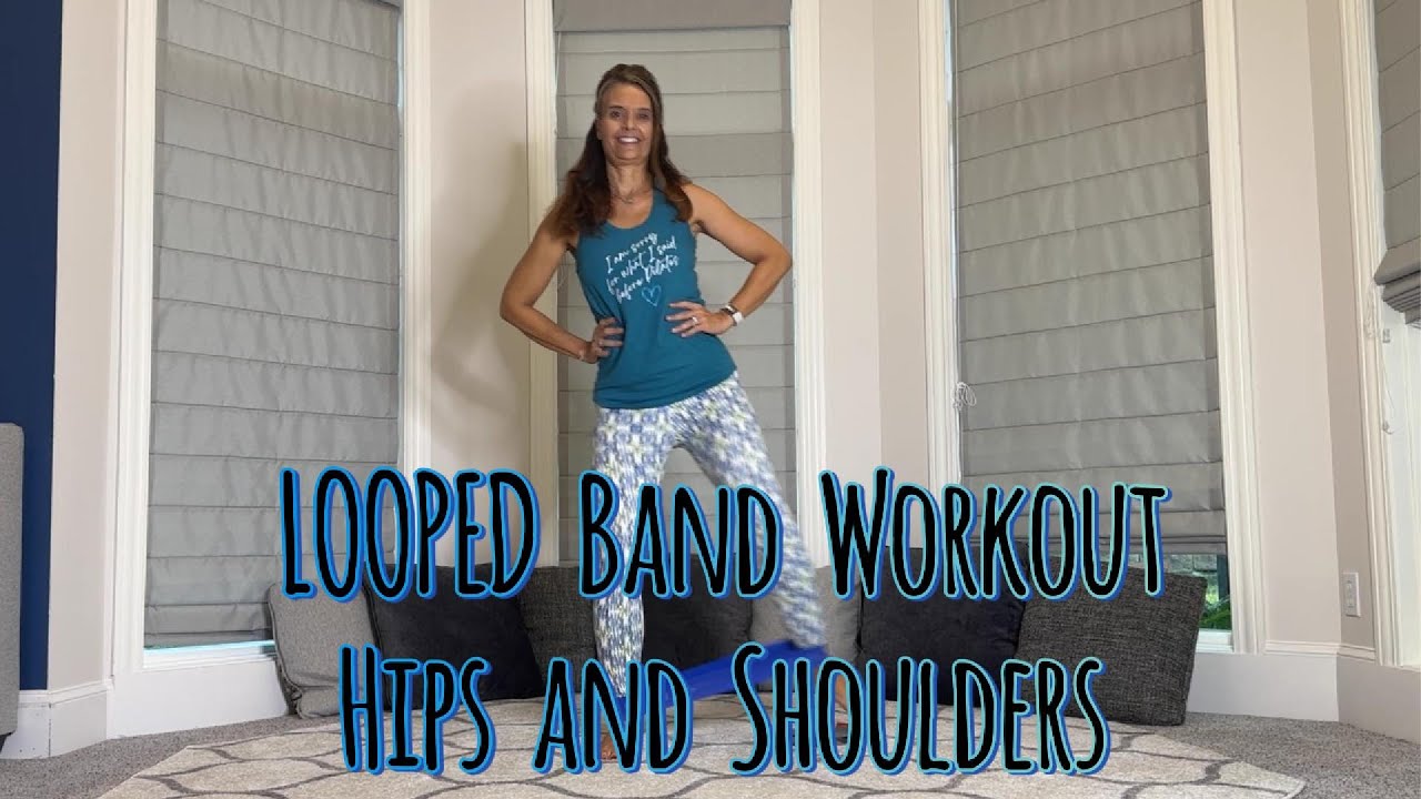 Looped Band Workout for the Hips and Shoulders - YouTube