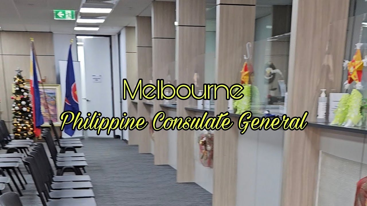Philippine Consulate General in Melbourne - YouTube