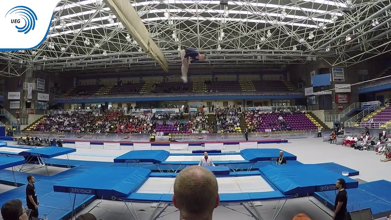 Isabelle SONGHURST (GBR) - 2016 Trampoline junior Europeans, final ...