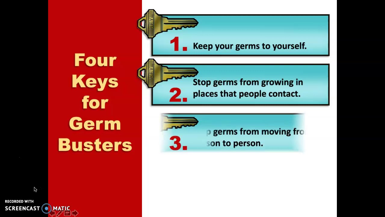 4 keys to germs - YouTube