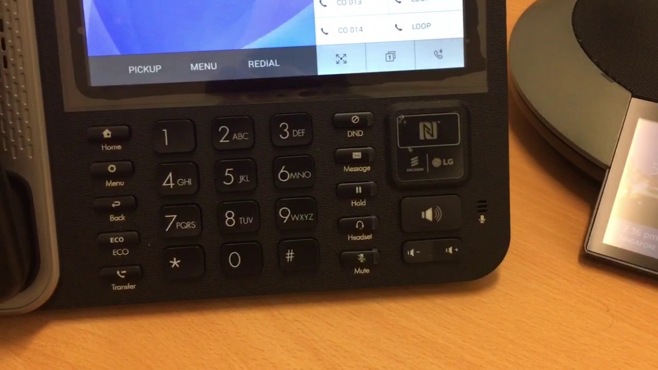 Ericsson-LG iPECS LIP-9071 Androids Handset - YouTube