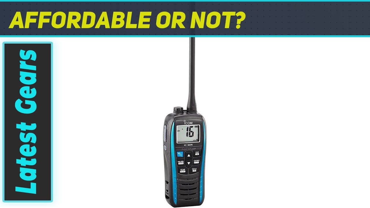 Icom M25 VHF-HH: Your Ultimate Companion for On-Water Communication ...