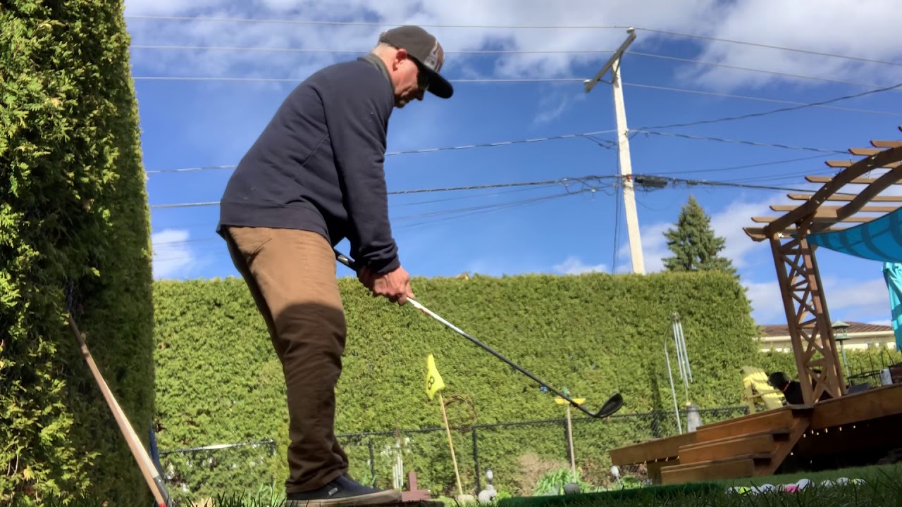 Back yard chipping - YouTube