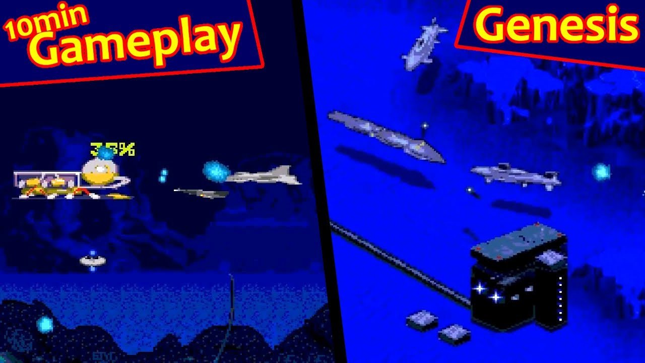 SeaQuest DSV ... (Sega Genesis) Gameplay - YouTube