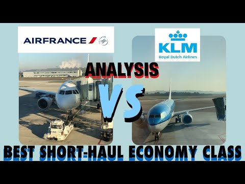 Air France VS KLM | Which has the BEST SHORT-HAUL Economy Class?