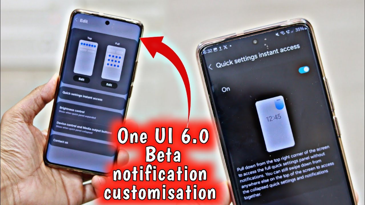 Samsung One UI 6 all notification settings and features explain in ...