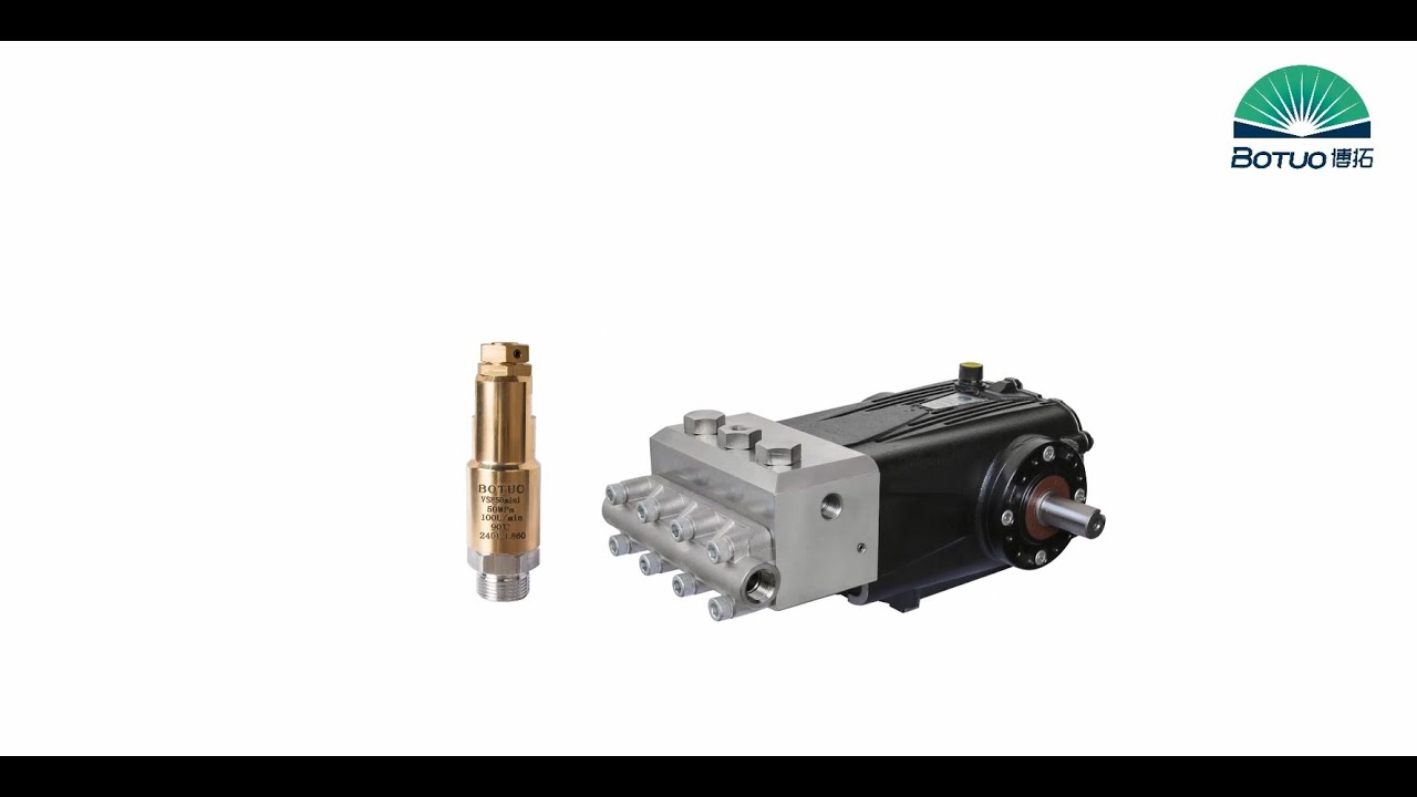 How to install the safety valve/relief valve on the high pressure ...