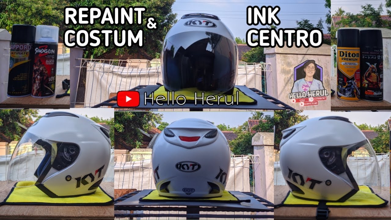 Repaint helm ink centro - YouTube