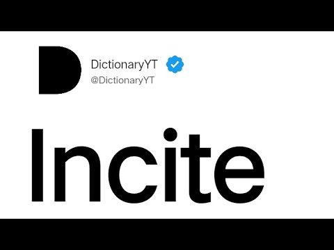 Incite Meaning in English - YouTube