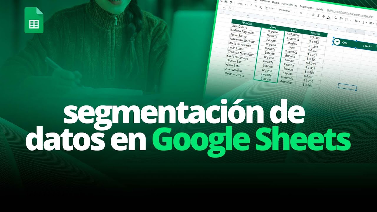 Cómo Hacer Segmentación de Datos en Google Sheets (Control de Filtros en Google Sheets) - YouTube