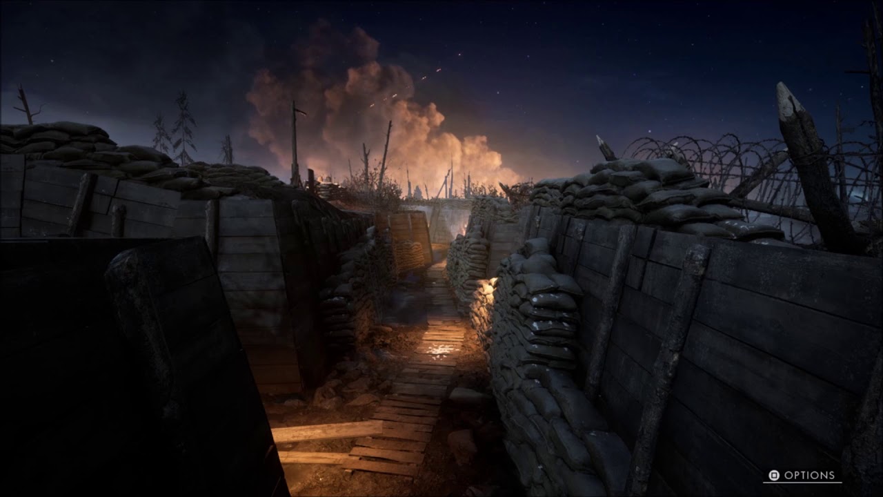World War 1, Frontline Trench at Night, Background Noise - YouTube