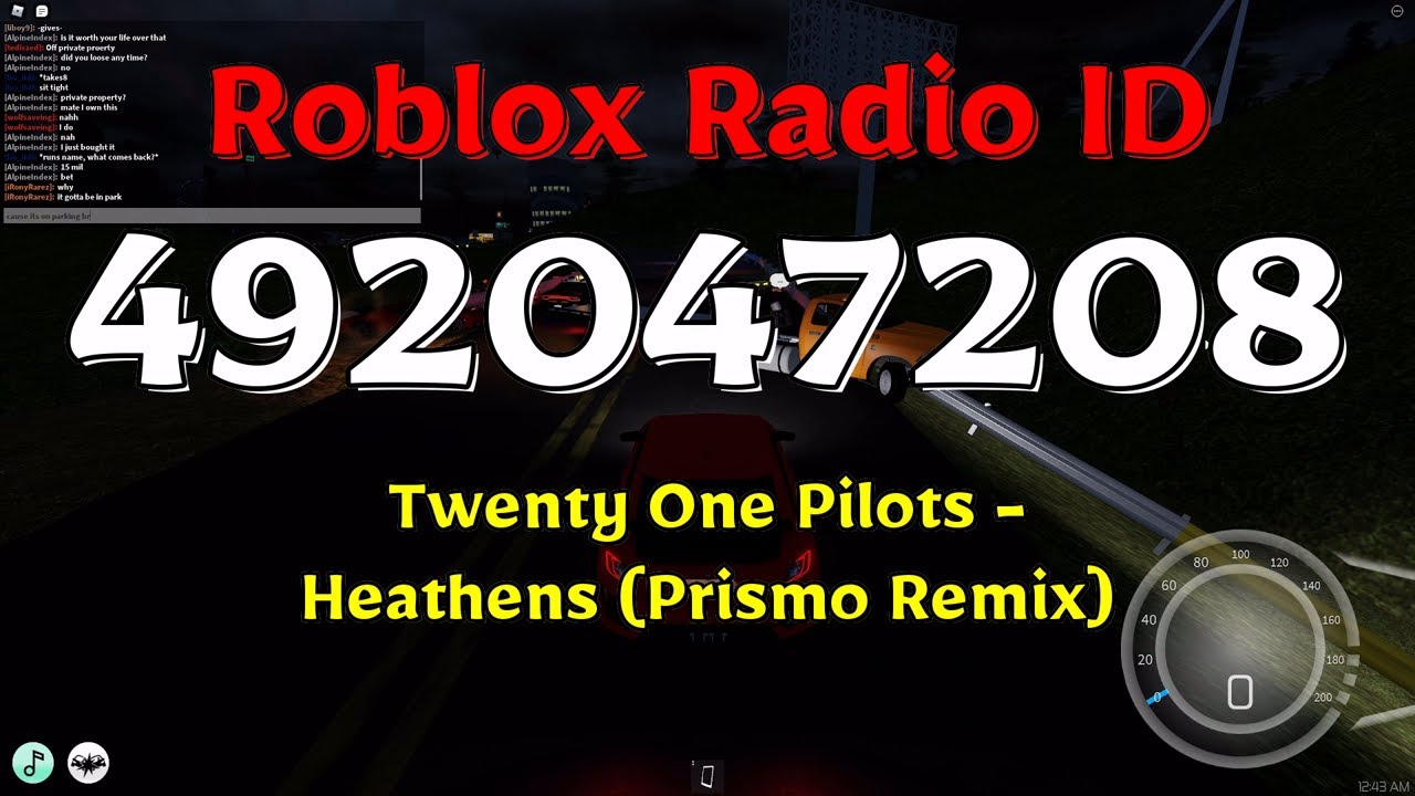 Twenty One Pilots - Heathens (Prismo Remix) Roblox ID - YouTube