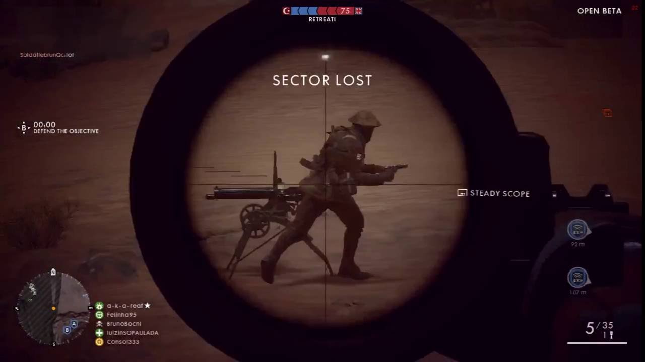 Battlefield 1 Open Beta Loading Screen gameplay. i3 4170- Amd Radeon hd ...