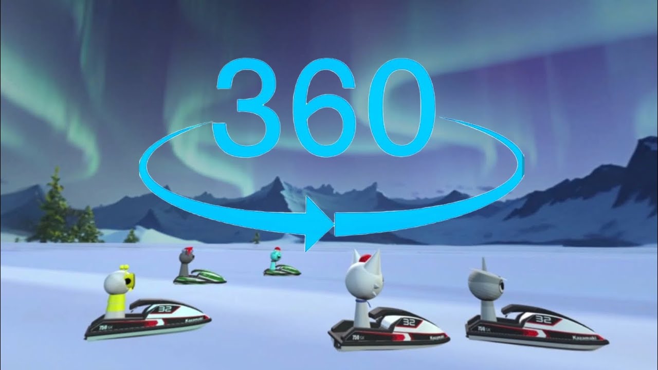 Sprunki Skiing 360° VR - Incredibox Sprunki - YouTube