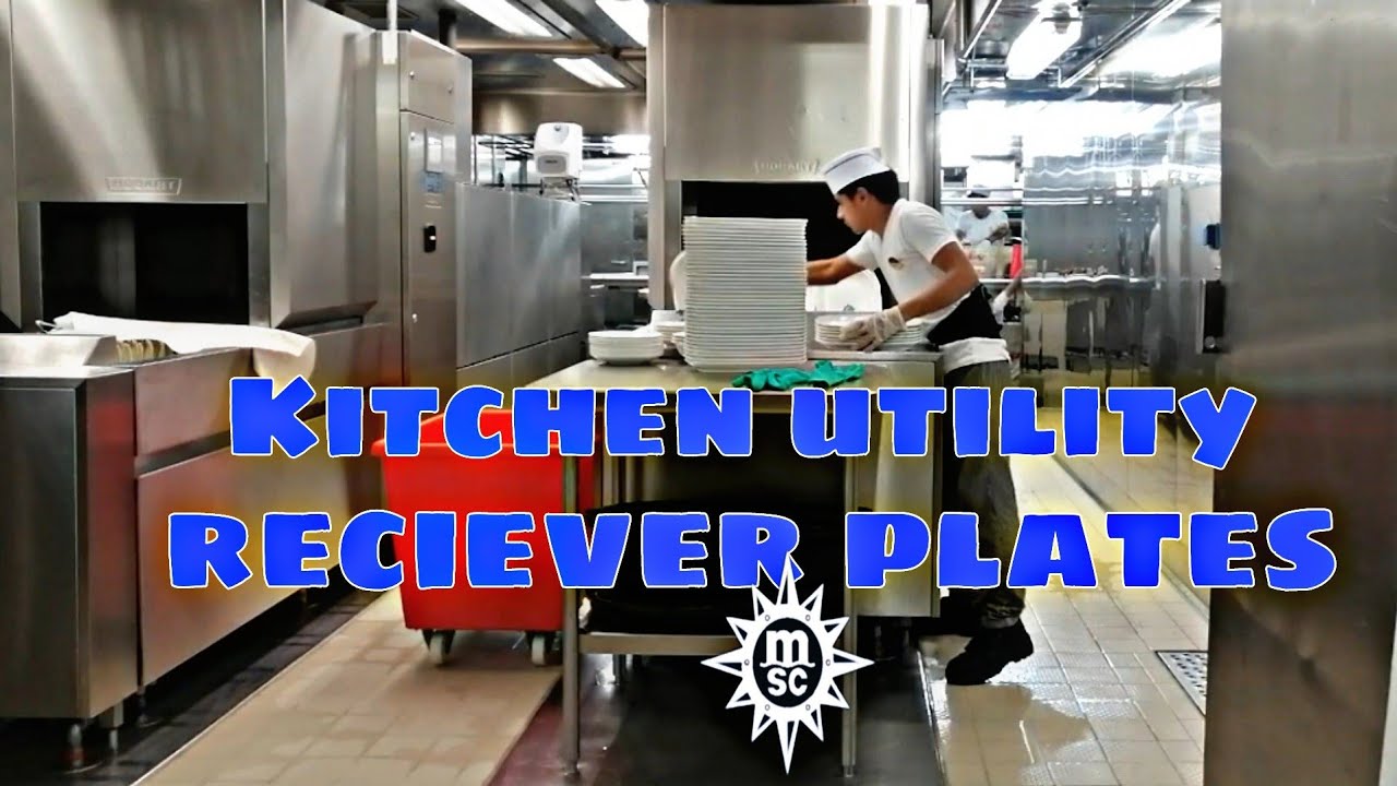 kitchen utility recieving plates#mscseaview - YouTube