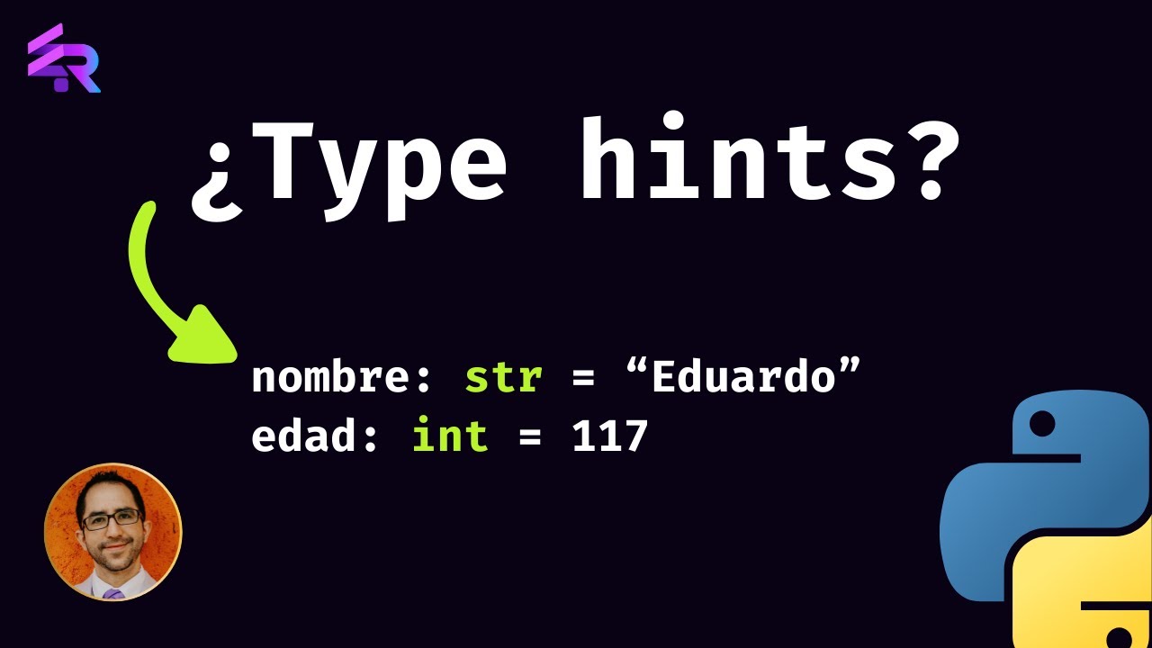 🚀 Type Hints en Python: ¿Para qué sirven y cómo usarlos? 🧐 - YouTube