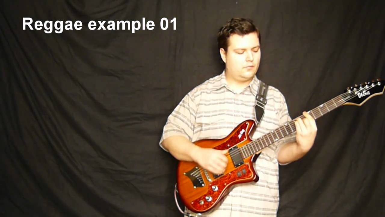 Reggae fingerstyle guitar lesson & TAB - example 01 - YouTube