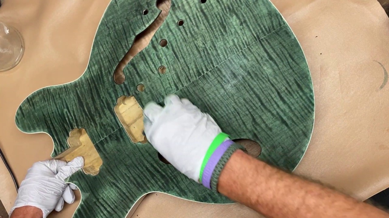 Building a StewMac ES-335 Kit - Part 4 - Dyeing the Flamed Maple Top ...