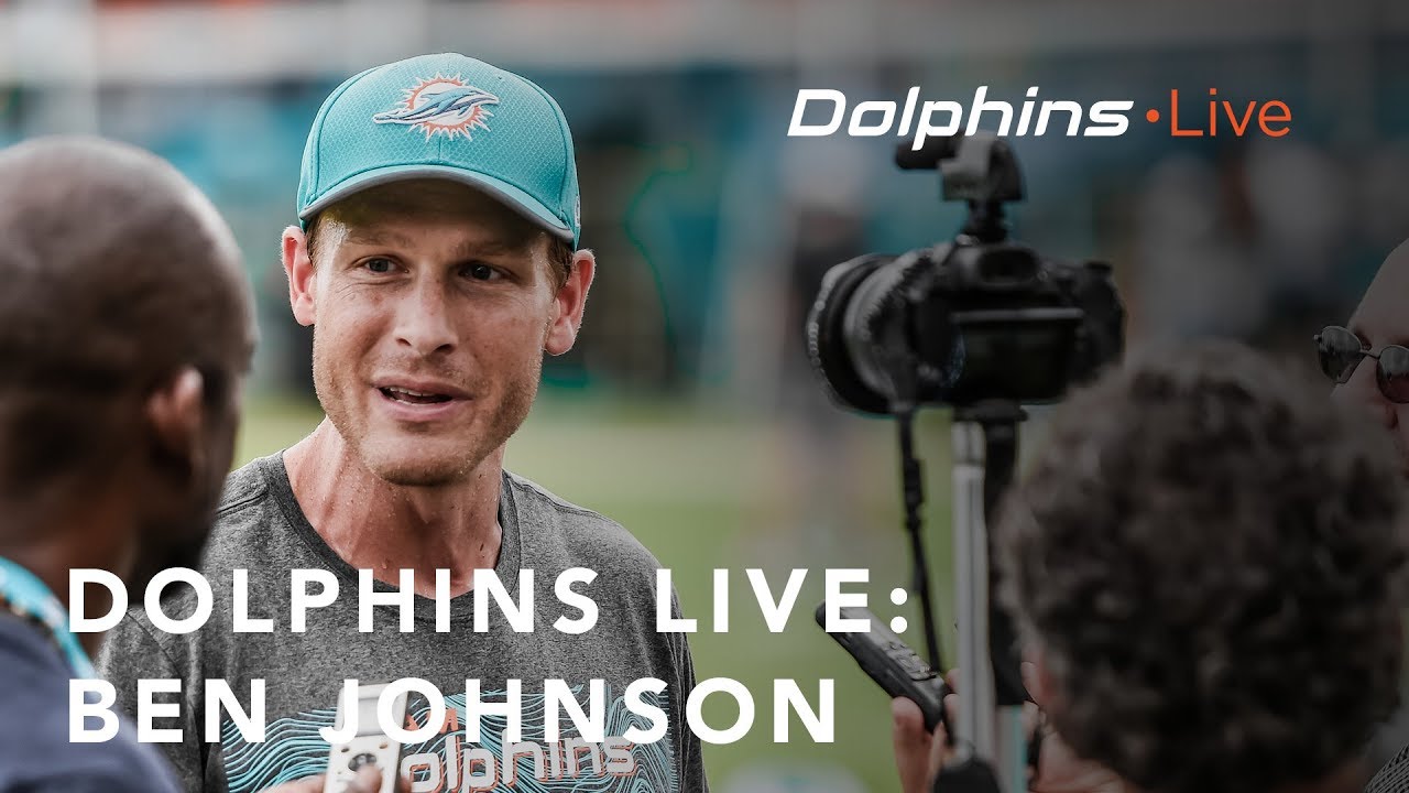 Ben Johnson likes the direction the WRs are headed | Miami Dolphins ...