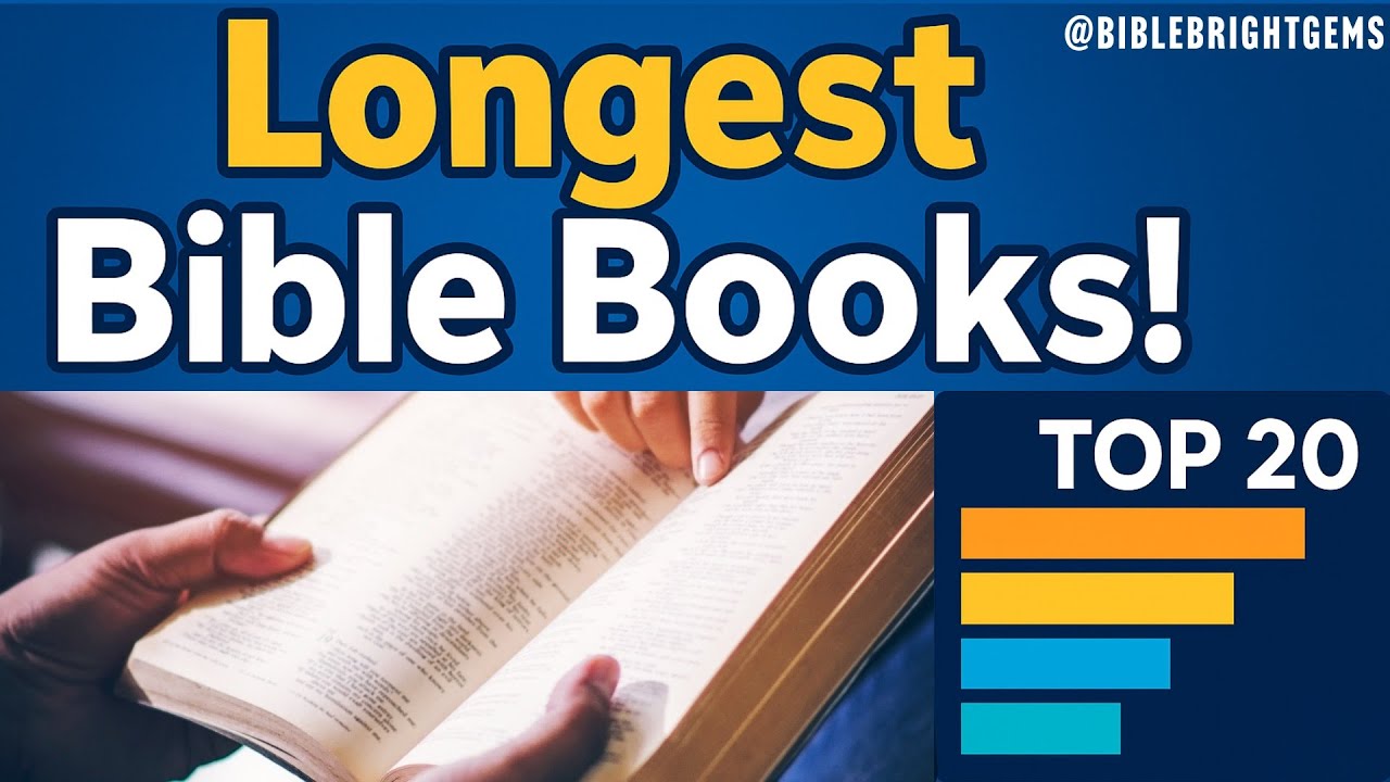 Top 20 Bible Books by Word Count (Original Hebrew & Greek) 📖 -Animated ...