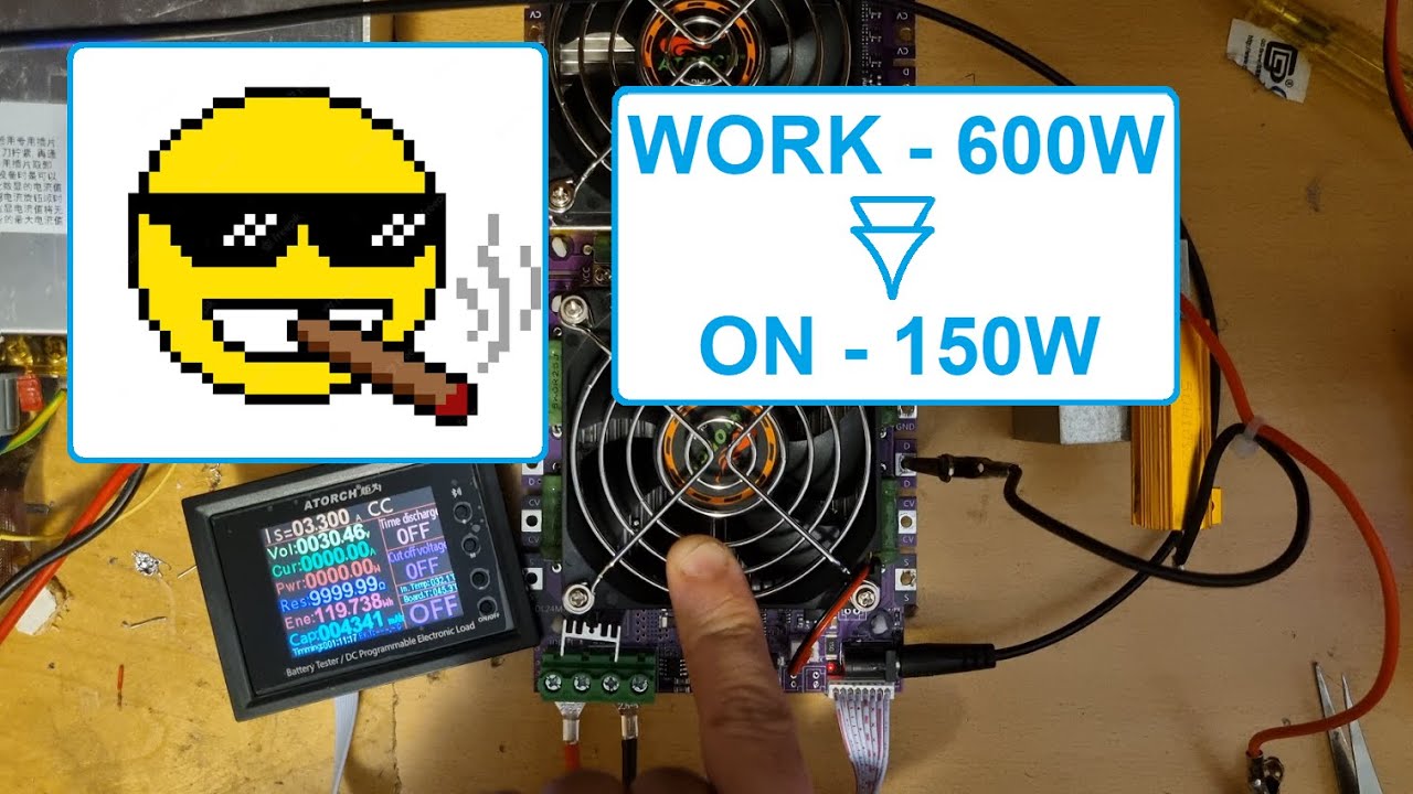 DL24MP cheap solution dissipating 600W on a single 150W module ...