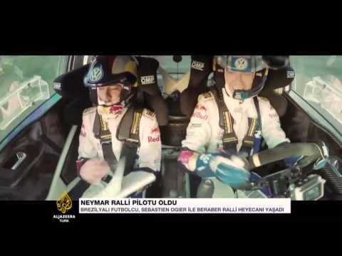 Neymar ralli pilotu oldu