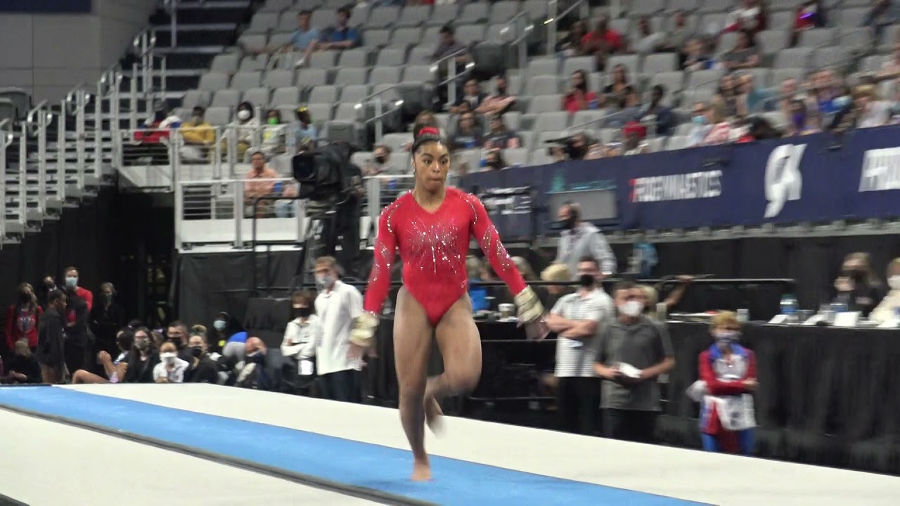 eMjae Frazier - Vault - 2021 U.S. Gymnastics Championships - Senior ...