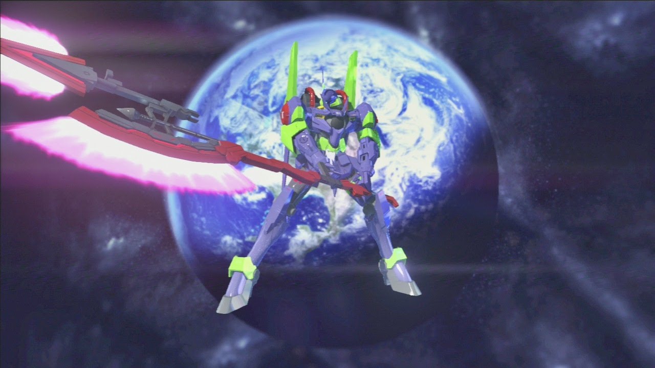 Gundam Breaker 2 - Panama Base Mission 3A (Evangelion Unit-01) - YouTube
