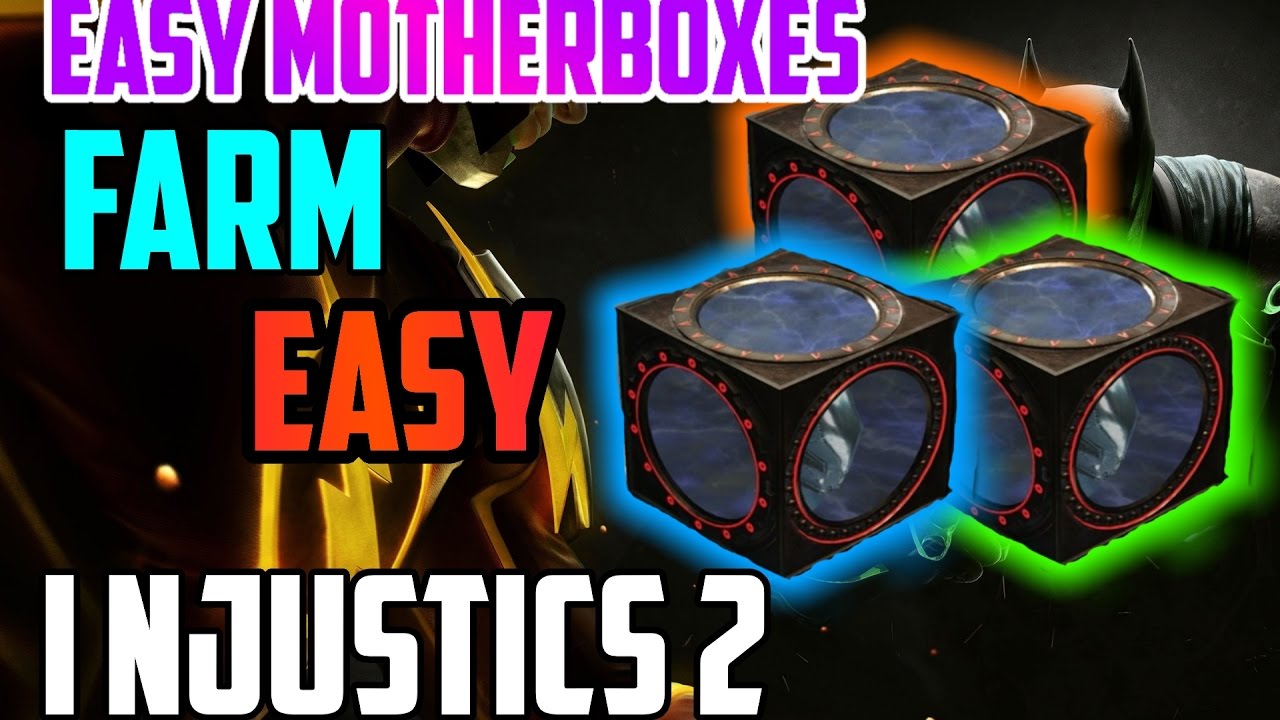 INJUSTICE 2 MOTHER BOX FARM -EASY-BEST WAY-SOLO- - YouTube