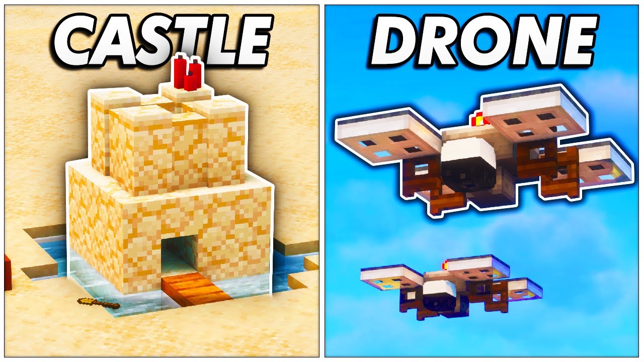 22+ Summer/Beach Build Hacks | Minecraft Build Ideas 🏄🍉 - YouTube