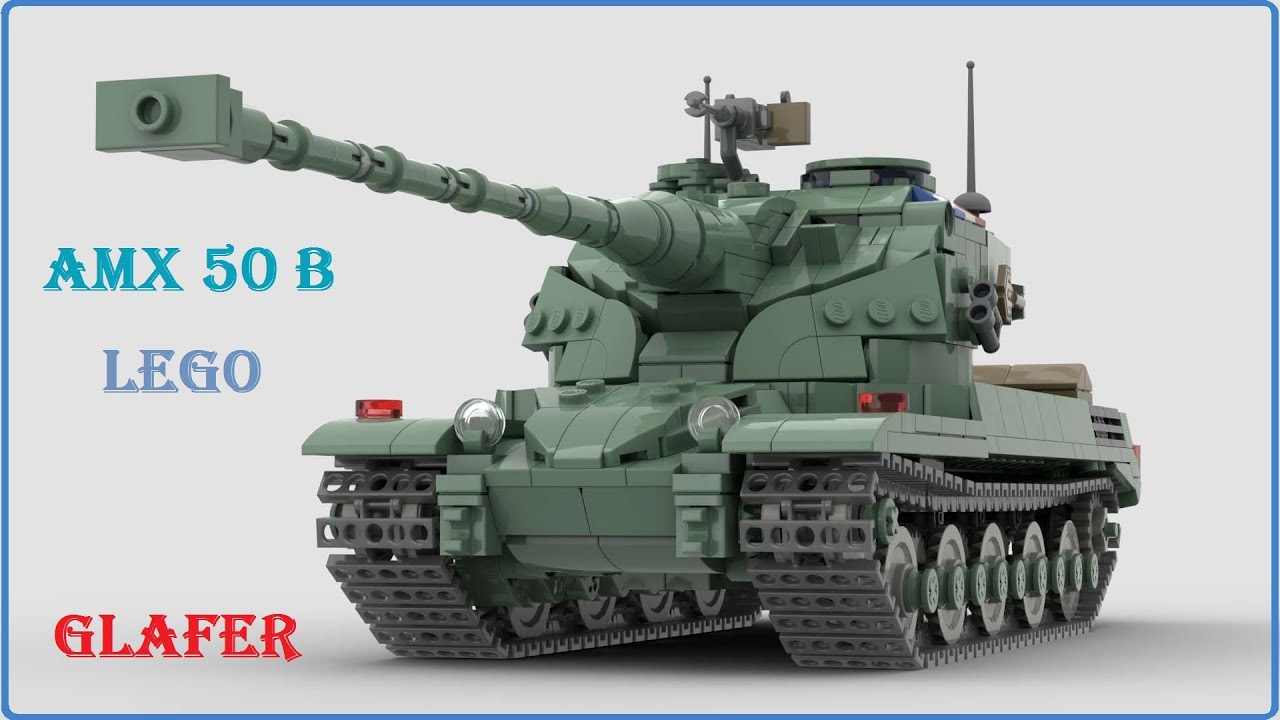AMX 50 B ___Lego / Амх 50б из лего 1/35 - YouTube