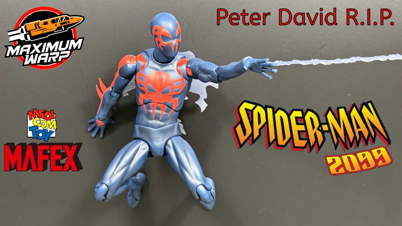 MAFEX SPIDER-MAN 2099 action figure review - Peter David RIP - YouTube