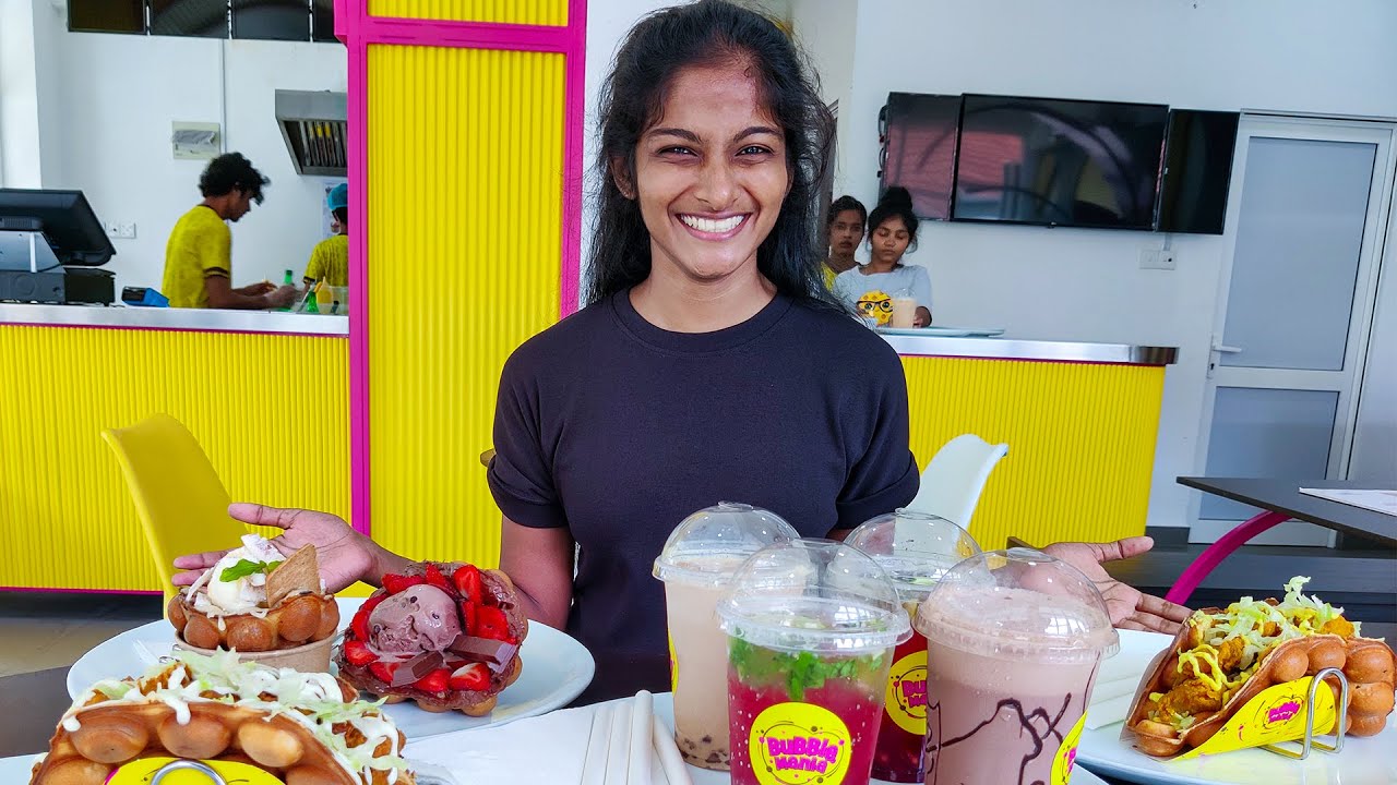 Bubble mania 🍨 and Badminton pro players 🤭😂 @kaveeandsapu - YouTube