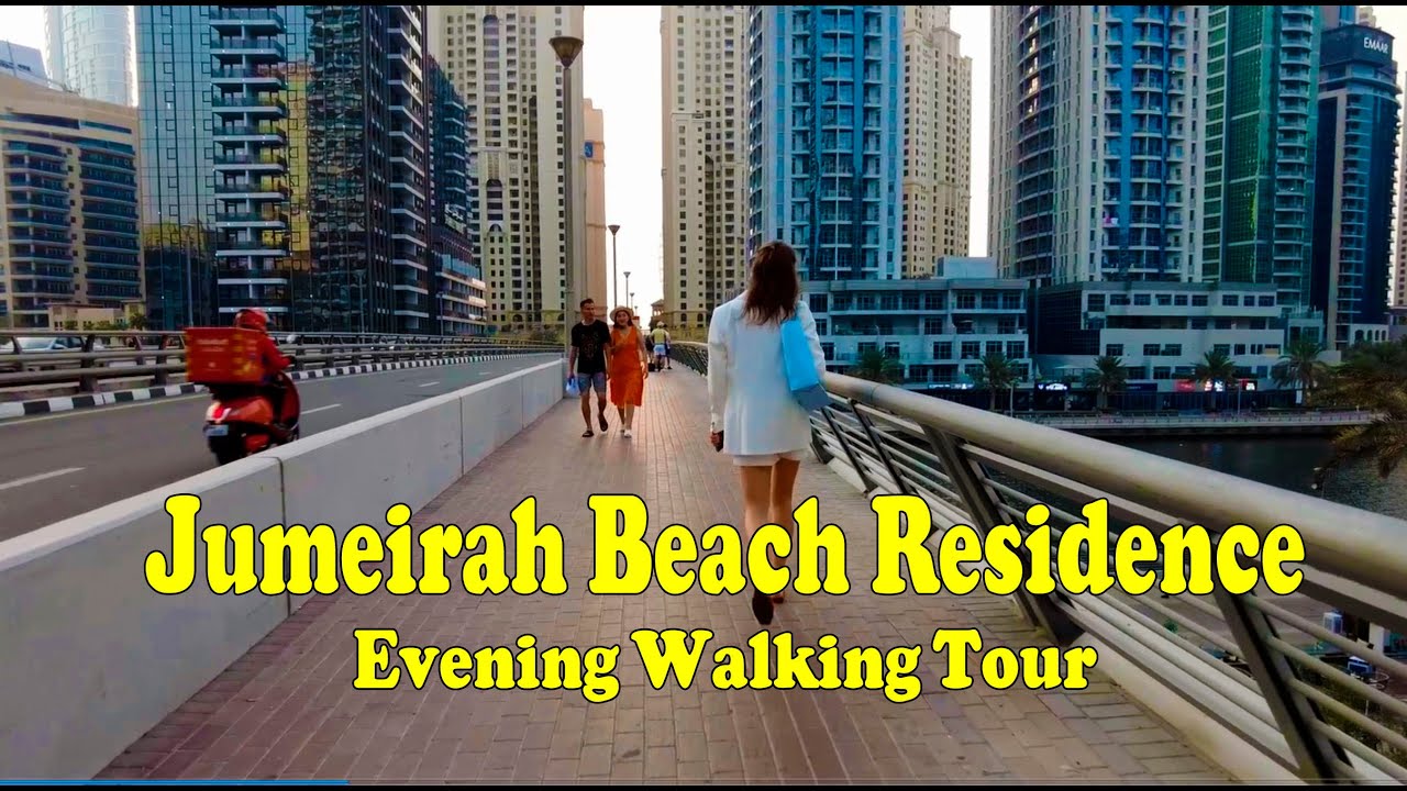 DMCC to Jumeirah Beach | Evening Walking Tour | 02 Aug 2023 - YouTube