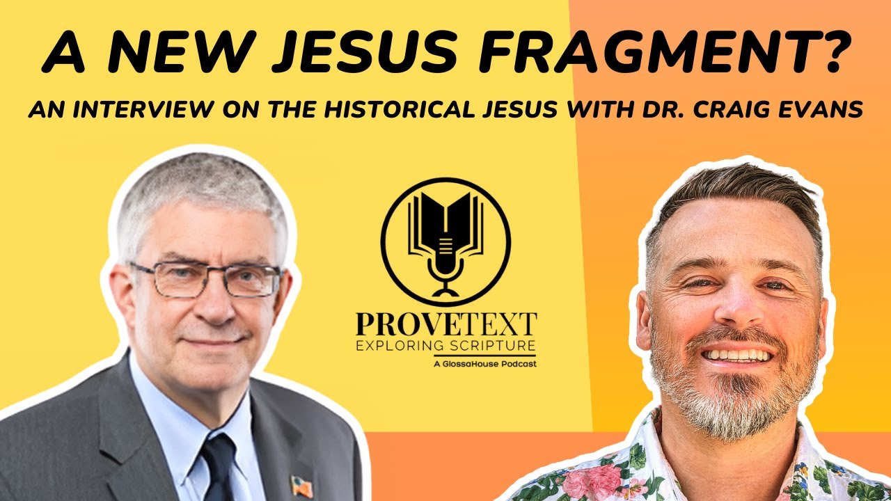1233. A New Jesus Fragment? An Interview on the Historical Jesus with ...