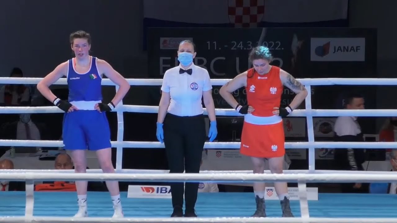 Finals (W70kg) PARADA Daria (POL) vs OROURKE Lisa Edel (IRL) | EUBC U22 ...