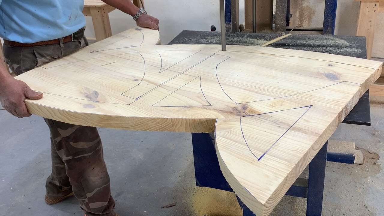 The Process Building Designing Chair Sample With Amazing Curves ...