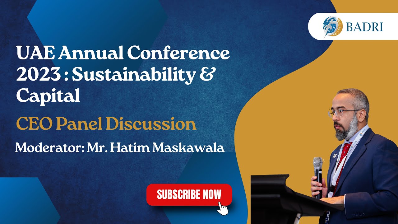 CEO Panel Discussion | Sustainability & Capital | UAE Annual Conference ...