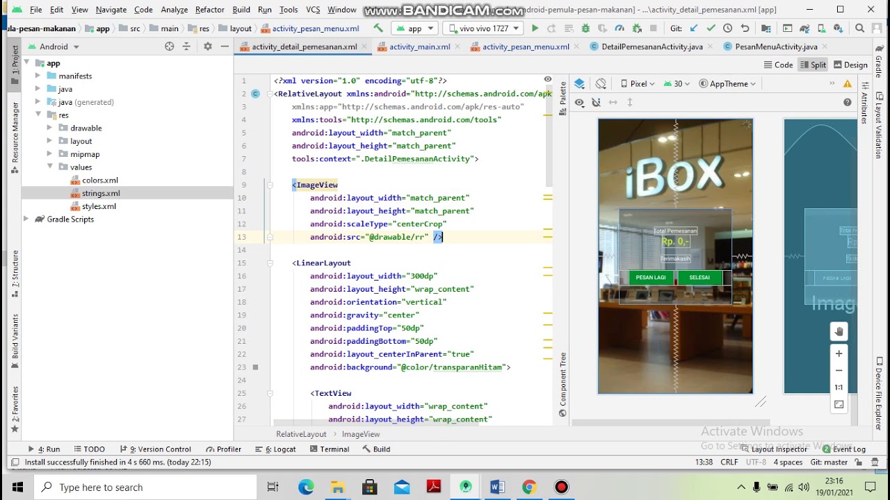 Aplikasi Penjualan Handphone Berbasis Android Studio - YouTube