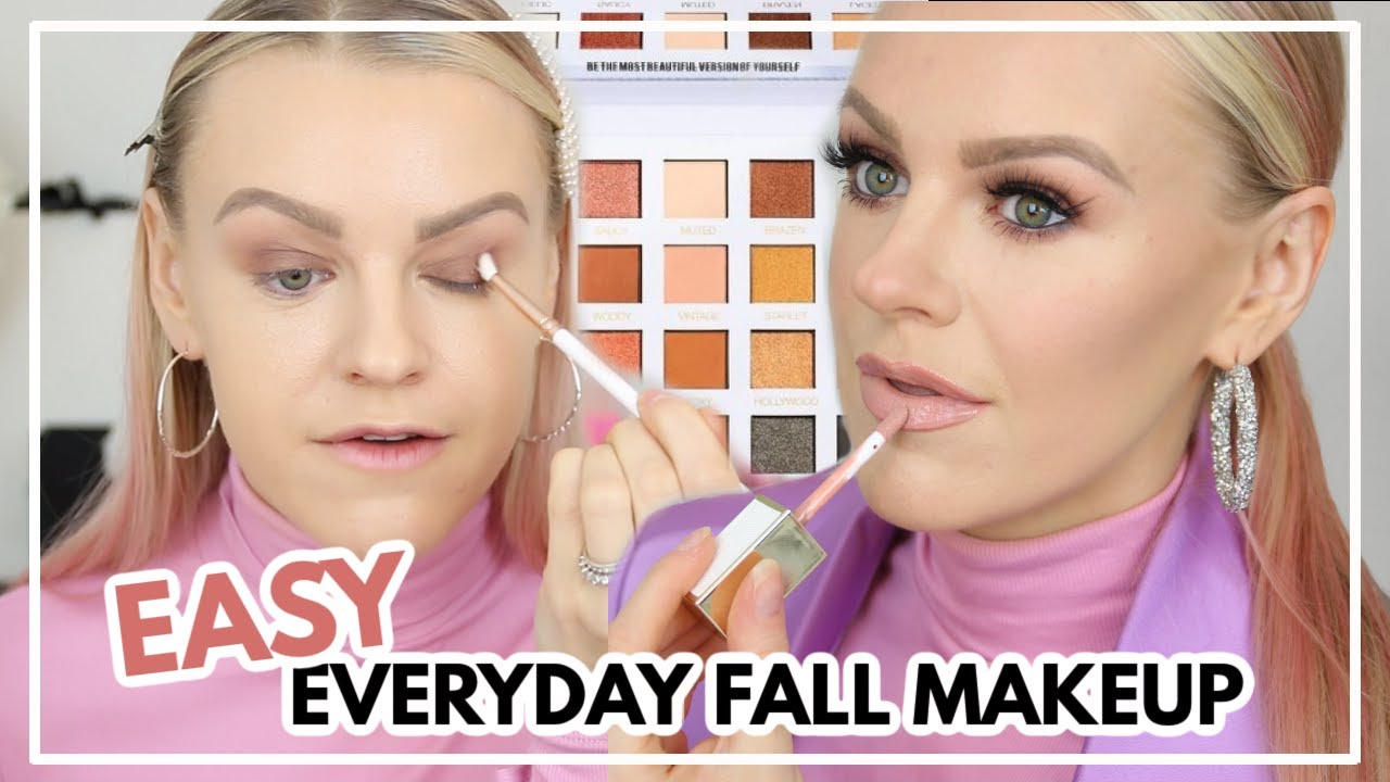 Easy Everyday Fall Makeup Tutorial 2021 ♡ My Go-To Fall Look - YouTube
