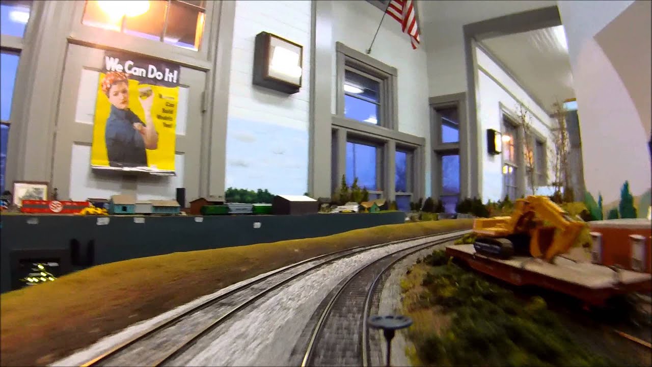 Tour of the line, Ann Arbor Model RR Club, Dexter MI - YouTube