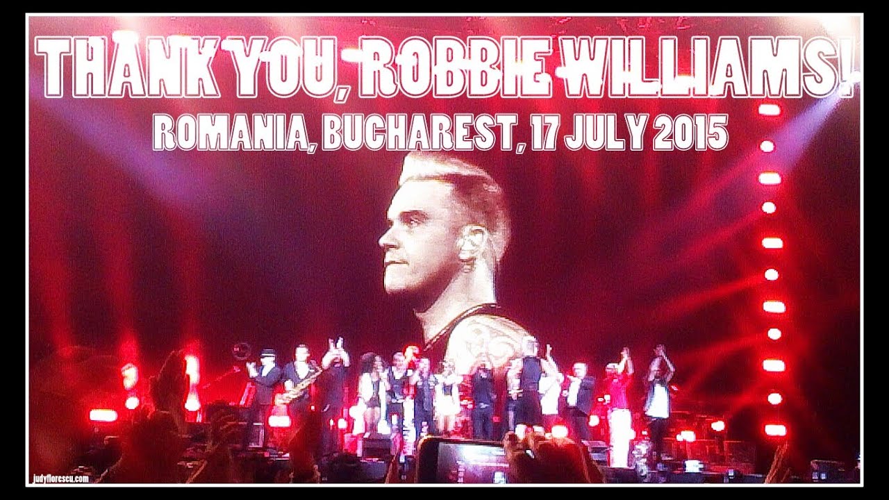 Thank you, Robbie Williams! - YouTube