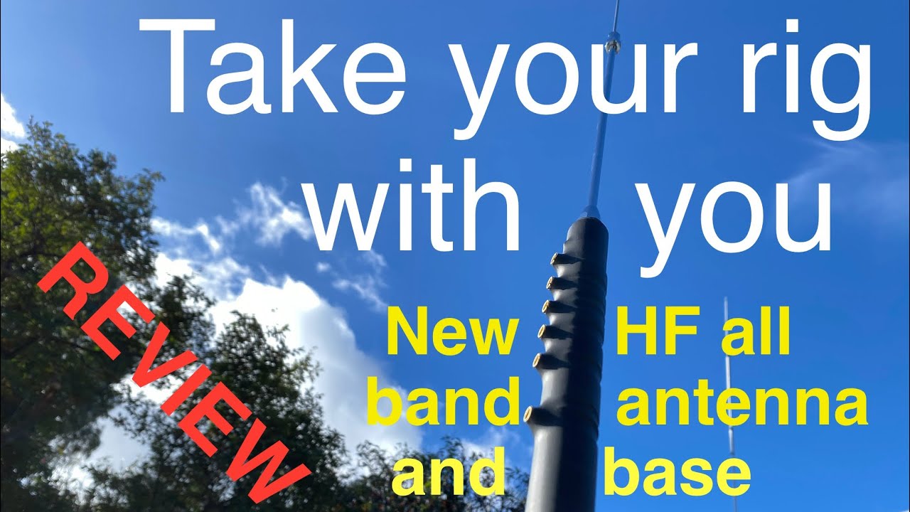 Radioddity HF-008 all band antenna & M916 Heavy Duty magnetic base ...