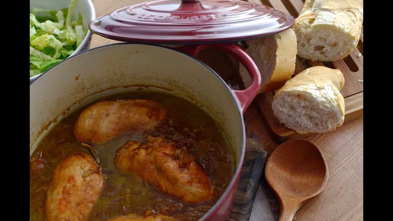 Cocotte de pollo agridulce - YouTube